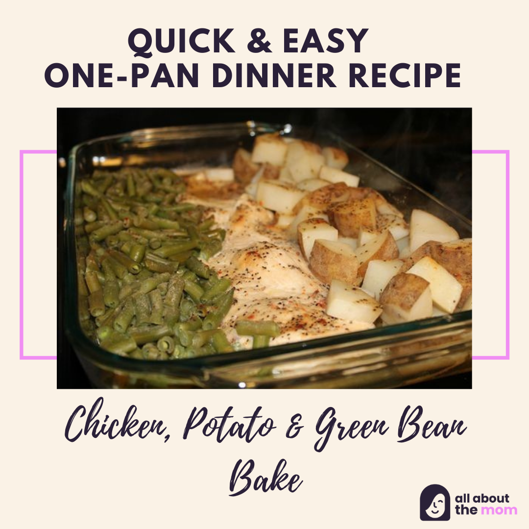 Quick & easy one pan weeknight dinner recipe - All About the Mom
