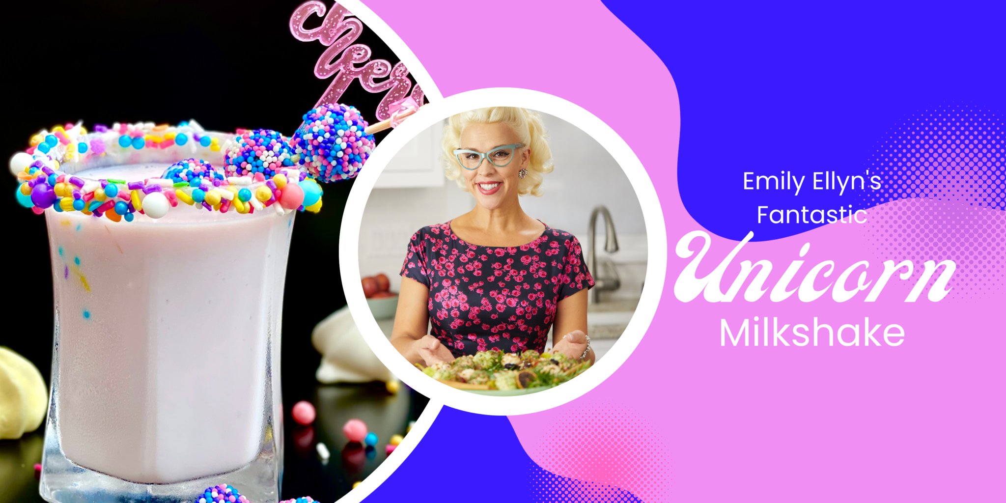 Emily's fantastic unicorn milkshake - All About the Mom